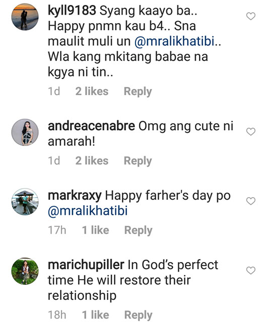 Ali Khatibi spends Father's Day with daughter amid separation rumor ...