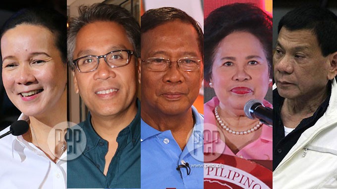 Binay, Duterte, Poe, Roxas, Santiago face off in first presidential ...