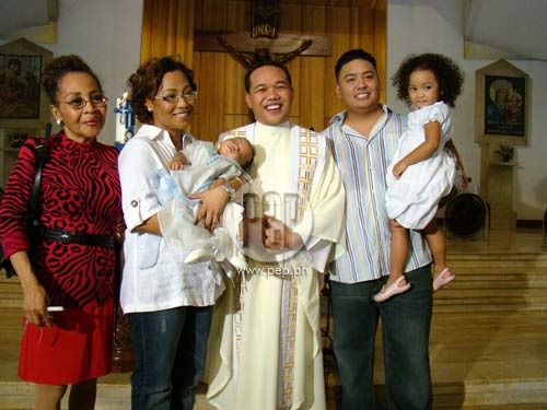 Baptism of Dylan Gotidoc, Jaya's son | PEP.ph