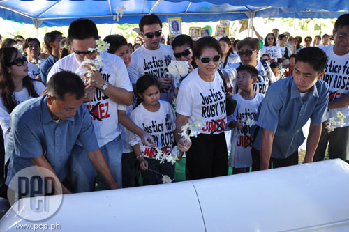 Ruby Rose Barrameda-Jimenez's necrological service and burial | PEP.ph