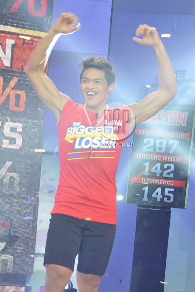 Bryan Castillo wins The Biggest Loser Pinoy Edition Doubles | PEP.ph Bryan Castillo wins The Biggest Loser Pinoy Edition Doubles | PEP.ph
